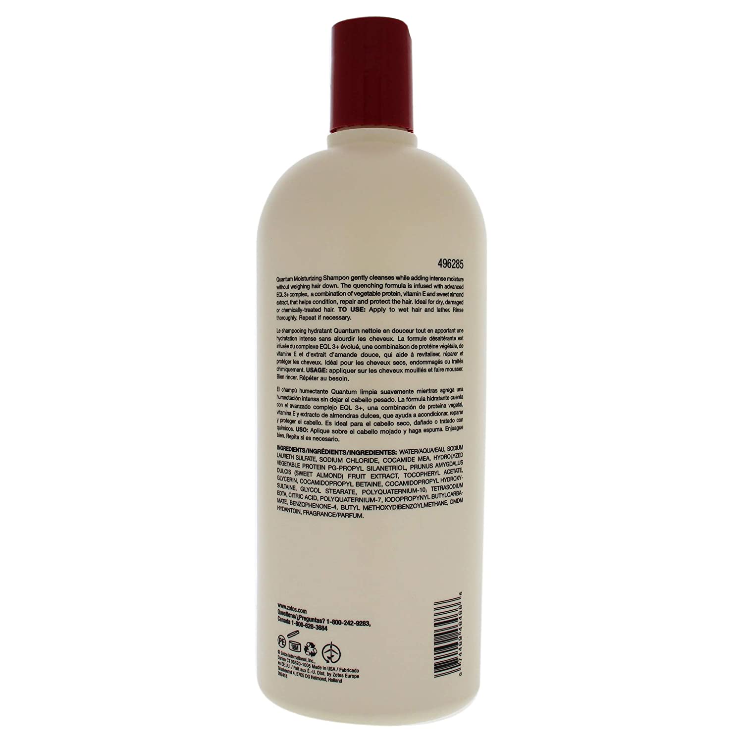 Quantum 1 Moisturizing Shampoo for Dry and Damaged Hair