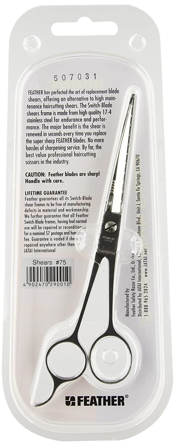 Feather No.75 Switch-Blade Shear, 7.5 Inch