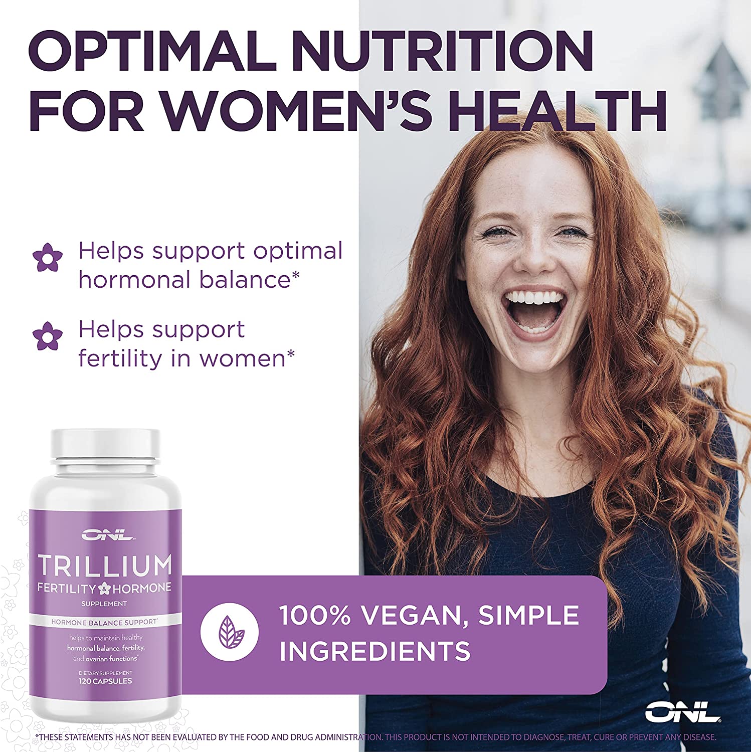 Trillium Fertility Supplements for Women, Hormone Balance Inositol ...