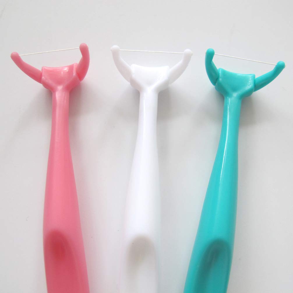 ARTIBETTER 3 Boxes Oral Dental Floss Picks Portable Teeth Floss Holder ...