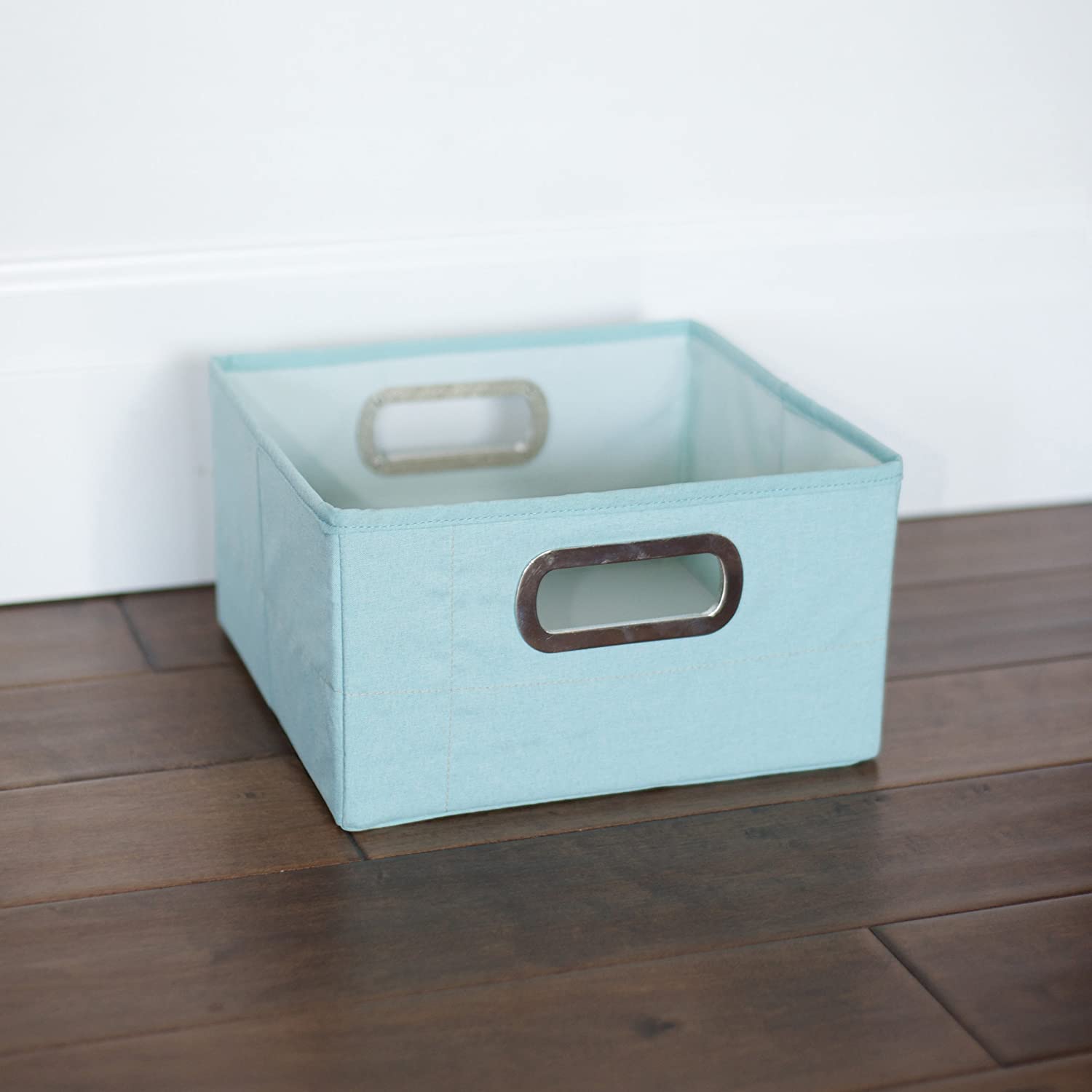 JJ Cole Heather Storage Box, Blue, 6.5"