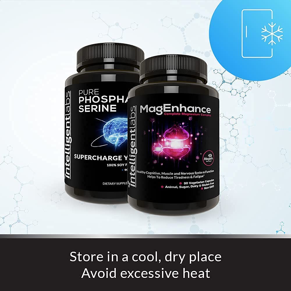 2-in-1 Bundle of MagEnhance Triple Magnesium Complex (Magnesium L-Threonate, Glycinate, and ...