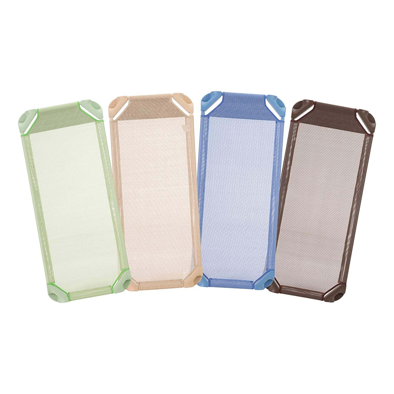 Sprogs Deluxe Heavy-Duty Childrens Standard 52"L Stackable Daycare Cot ...