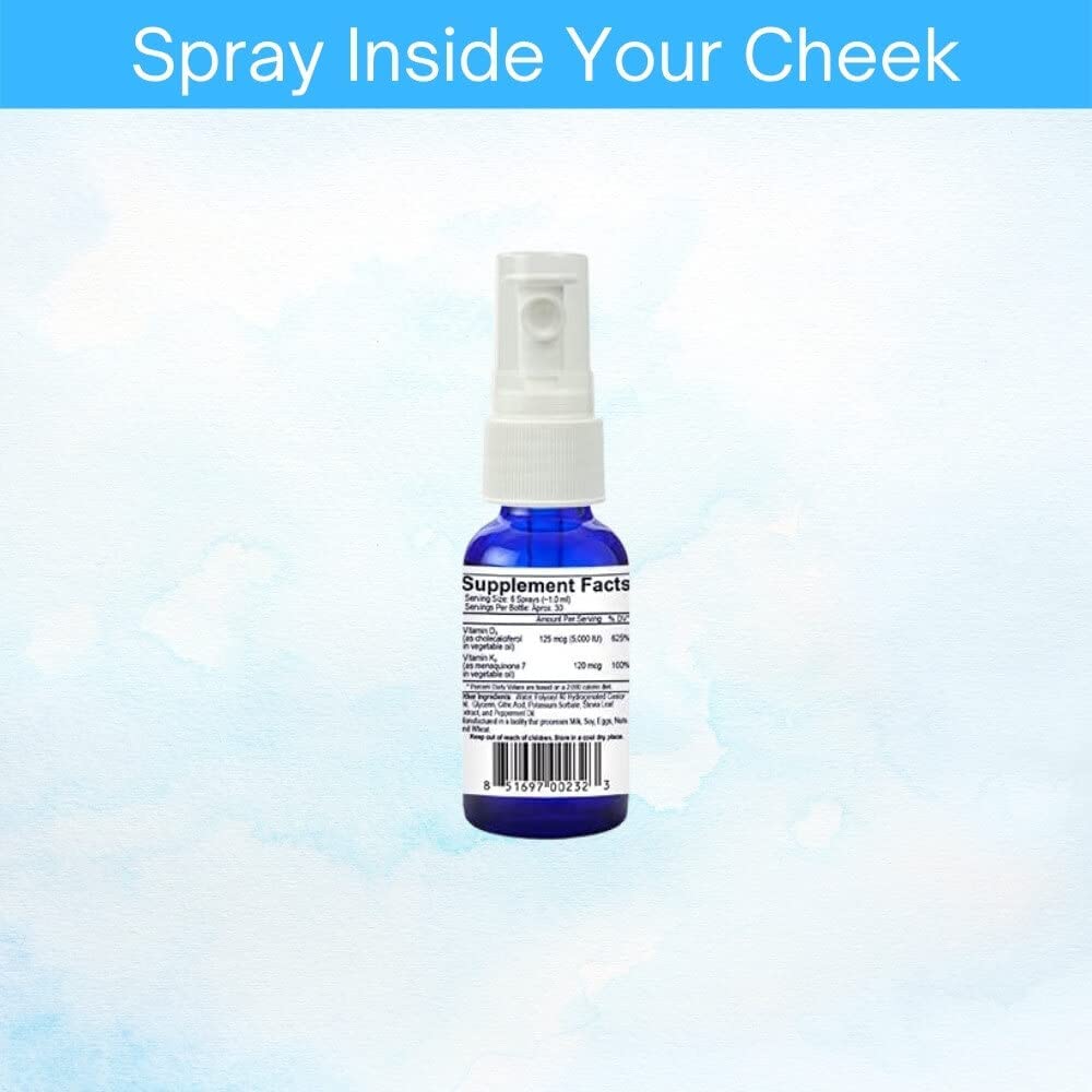 Carefast NanoCelle D3 5000 IU K2 120 MCG Vitamin Liquid Supplement ...