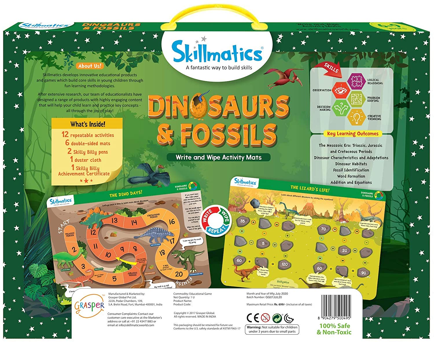 Skillmatics Educational Game : Dinosaurs and Fossils | Gifts & Learning ...