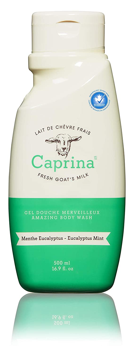 Caprina by Canus Amazing Body Wash, Eucalyptus Mint, 16.9 oz, With ...