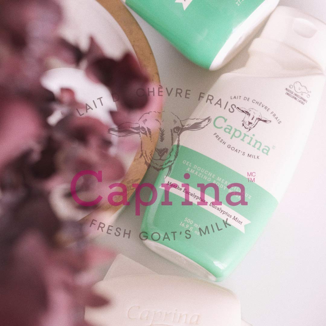 Caprina by Canus Amazing Body Wash, Eucalyptus Mint, 16.9 oz, With ...