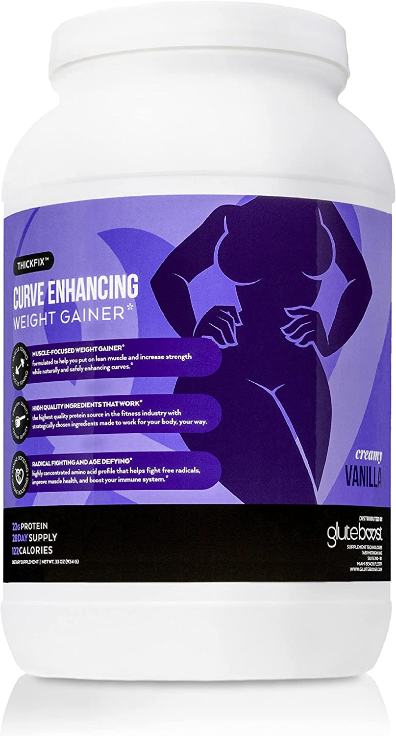 Gluteboost - ThickFix Curve Enhancing Weight Gainer Shake - Grass-Fed ...