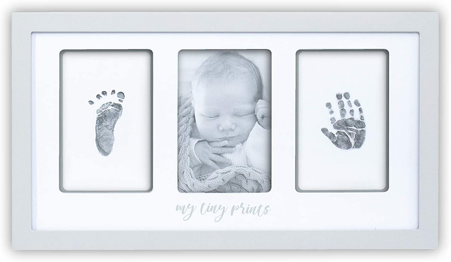 My Tiny Prints Newborn Baby Handprint and Footprint Kit, Baby Frame ...