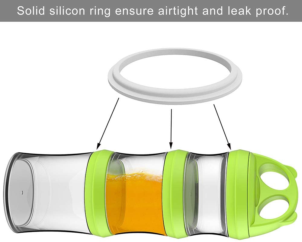 SELEWARE Portable, Stackable Food Storage Containers for Formula ...