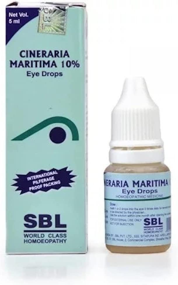 SBL Cineraria Maritima Euphrasia Eye Drops (5ml)/Free Ujala Eye Drops