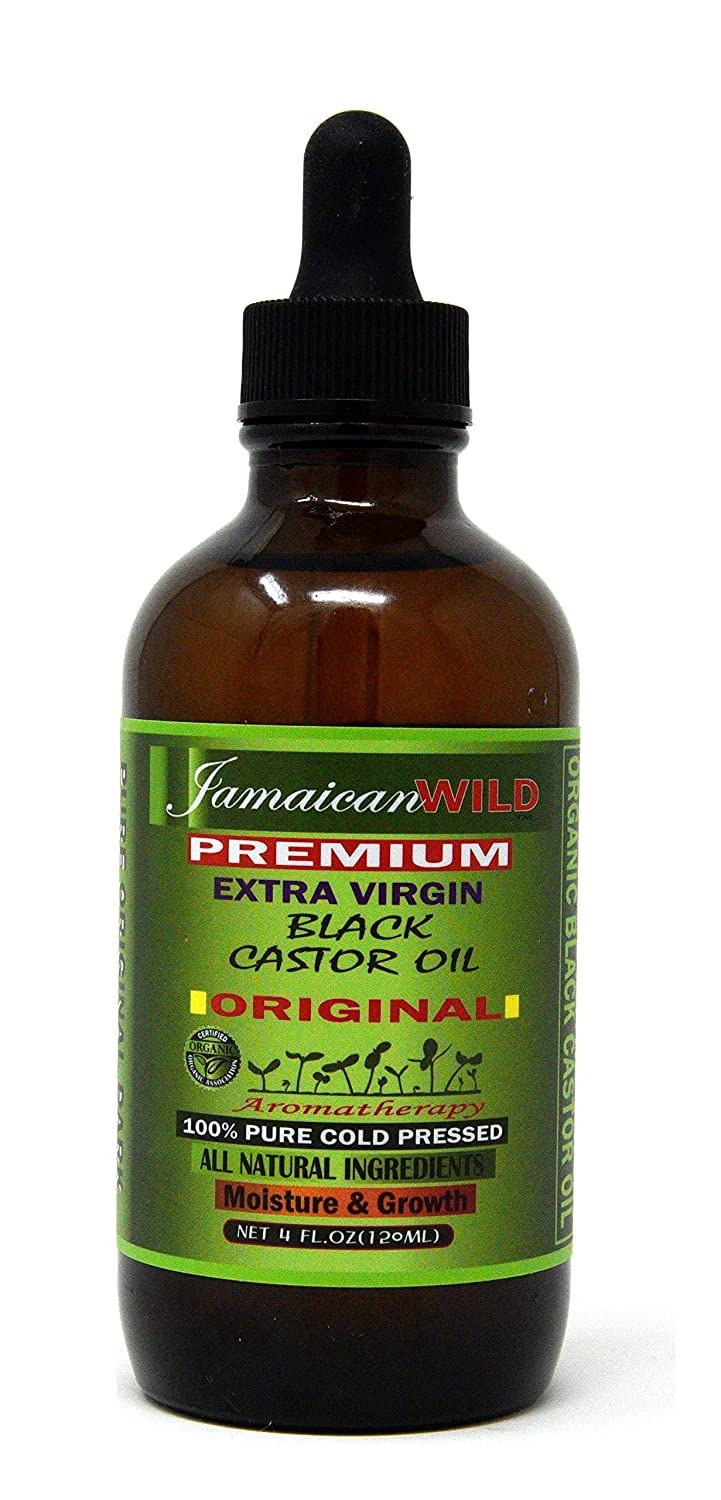 100% Pure Cold Pressed Jamaican Black Castor Oil Extra Virgin Original ...