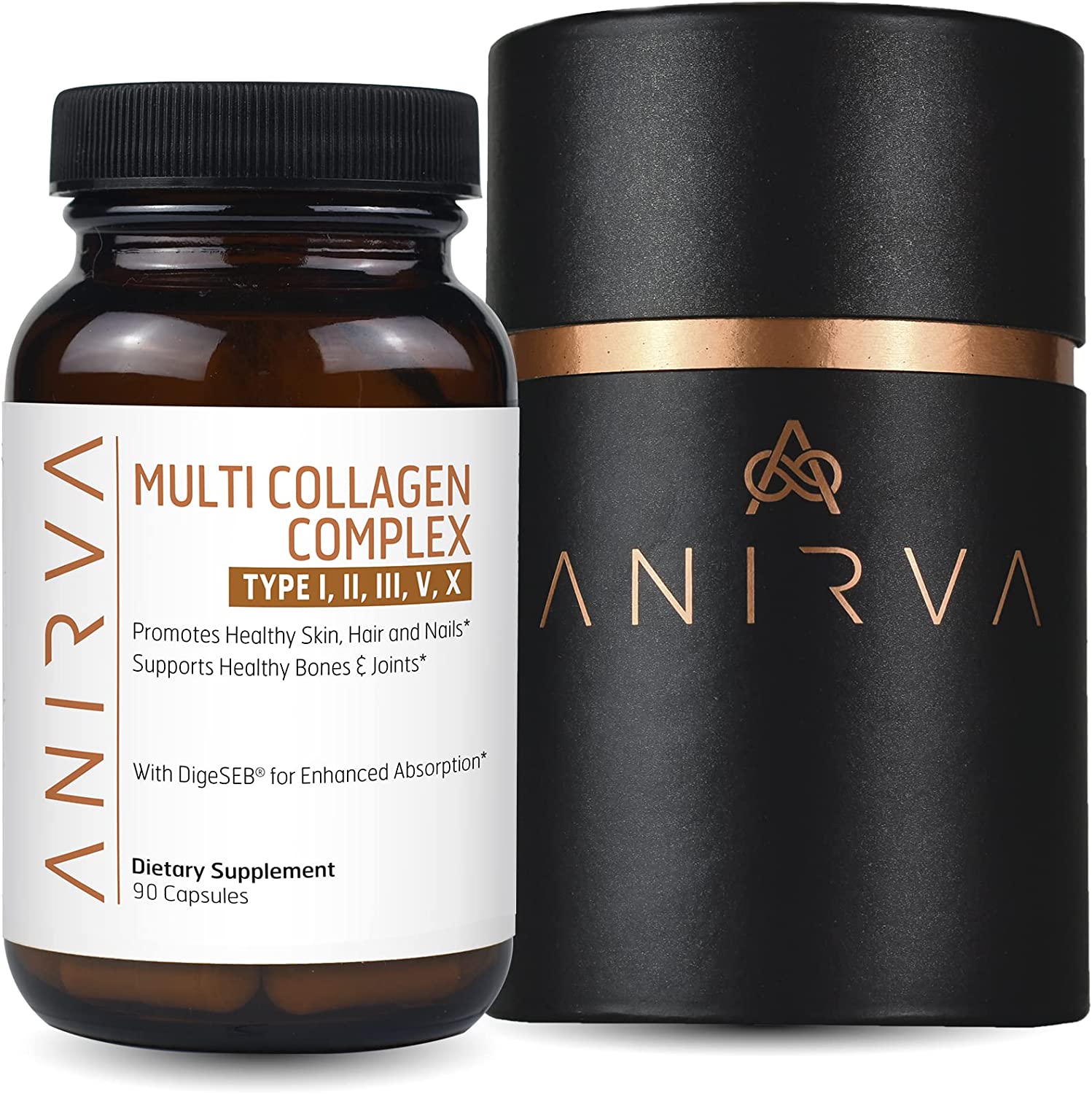 Multi Collagen Complex - Type I, II, III, V, X - Collagen Supplement ...