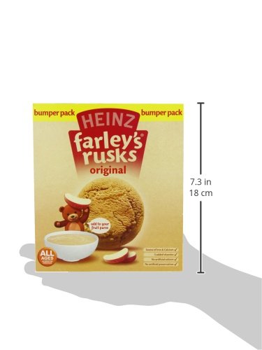 Heinz Farley's Rusks, Original Flavor, 300g Boxes (Pack of 6)
