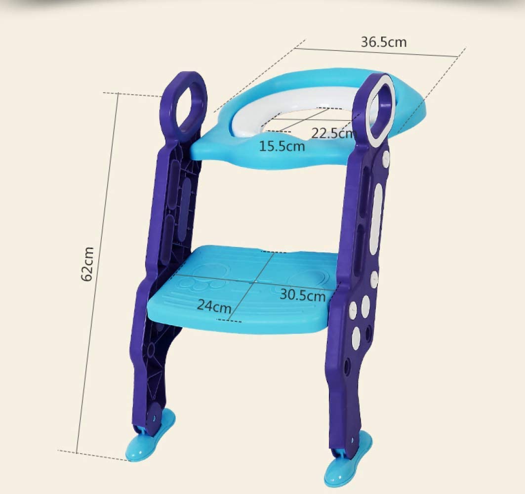 YMBLS Baby Potty Toilet Trainer Seat Step Stool Ladder,Children Portable Baby Toilet Ring Baby ...