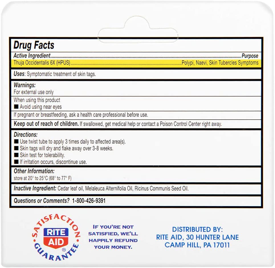 Rite Aid Skin Tag Removal Ointment Stick - 0.165 oz