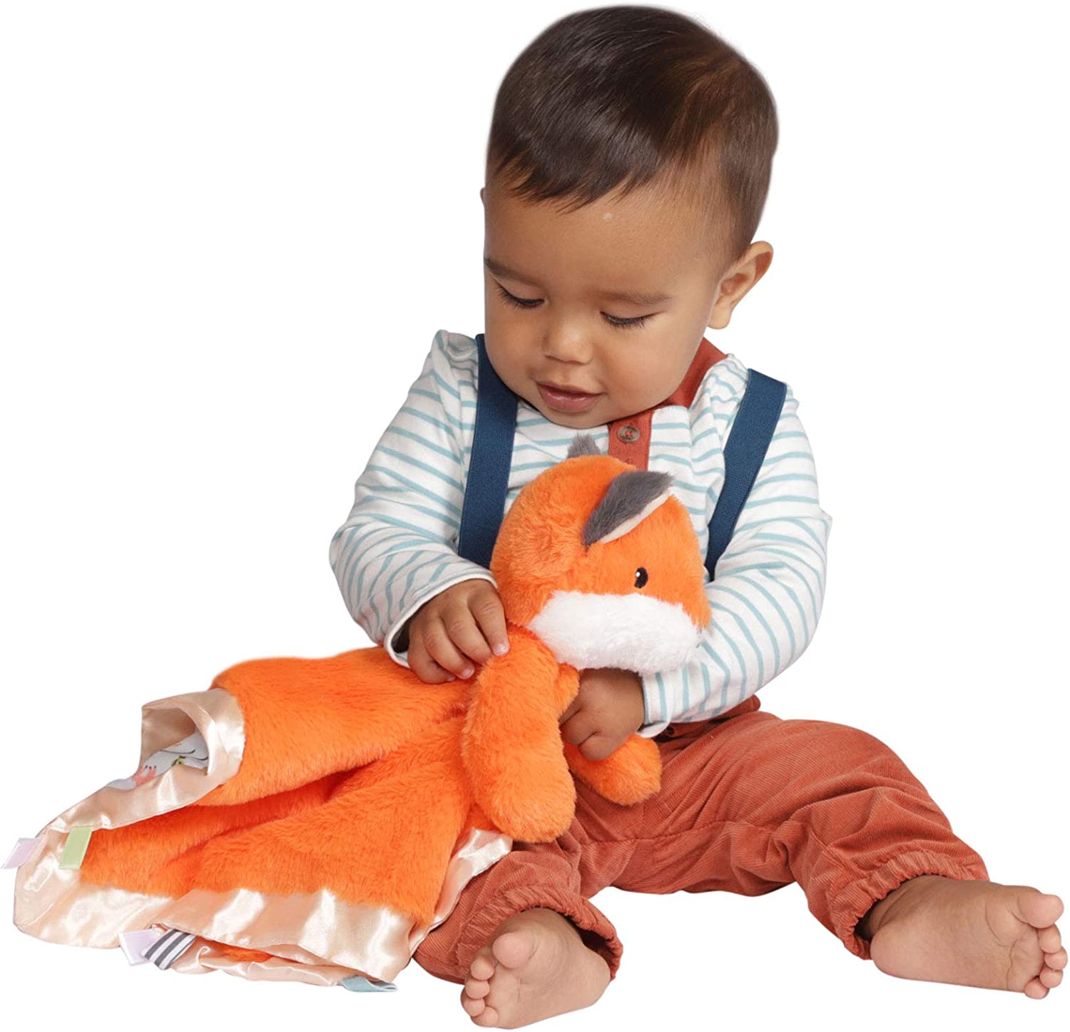 Manhattan Toy Fairytale Snuggle Fox Blankie Ultra-Soft Soothing Baby ...