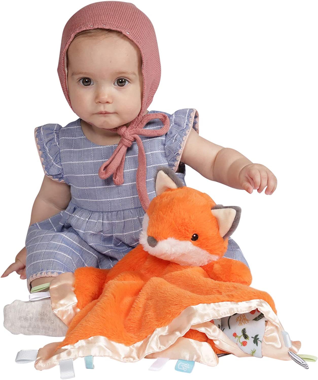 Manhattan Toy Fairytale Snuggle Fox Blankie Ultra-Soft Soothing Baby ...
