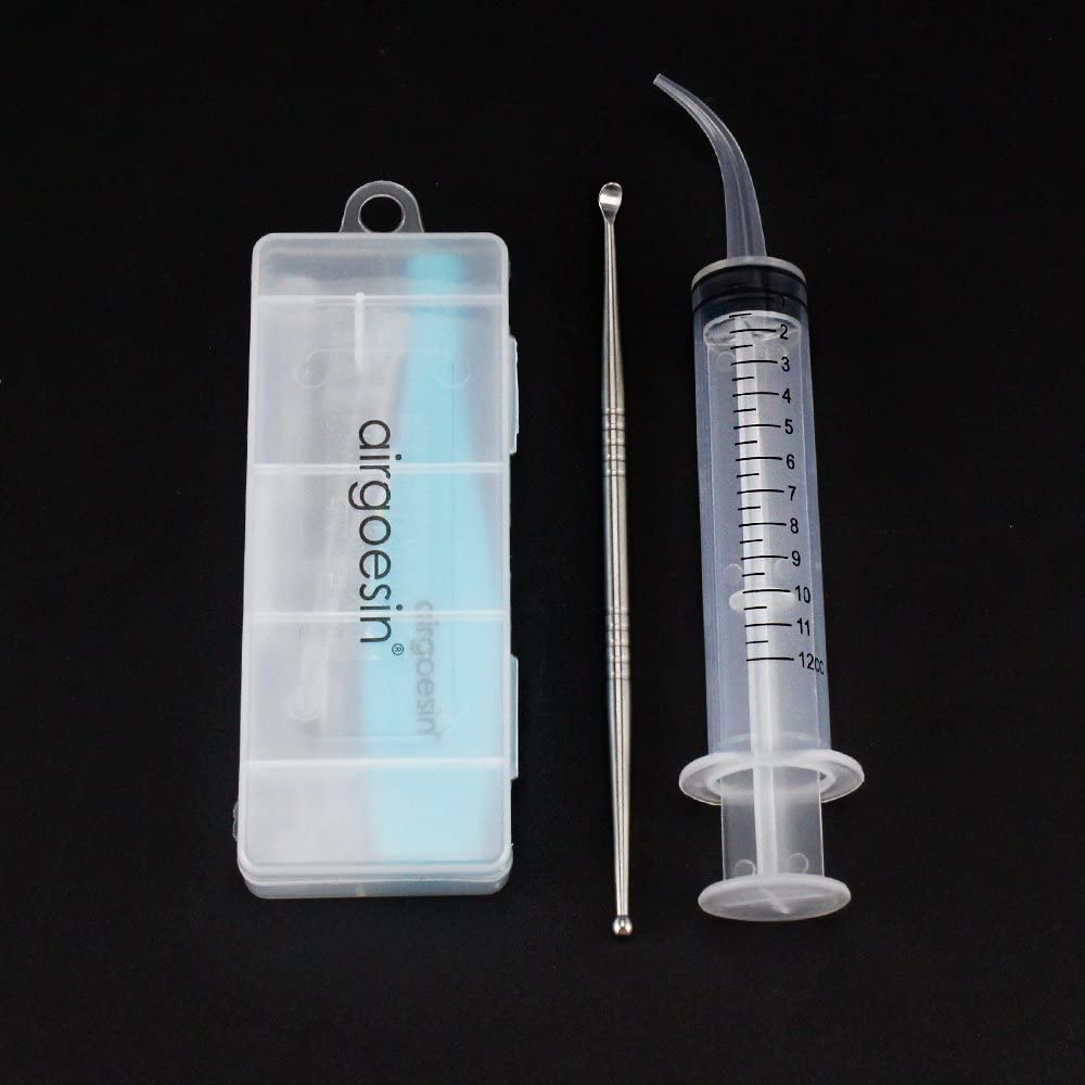 Airgoesin New Version Lighted Tonsil Stone Removing Tool, 5 Tips, Case ...