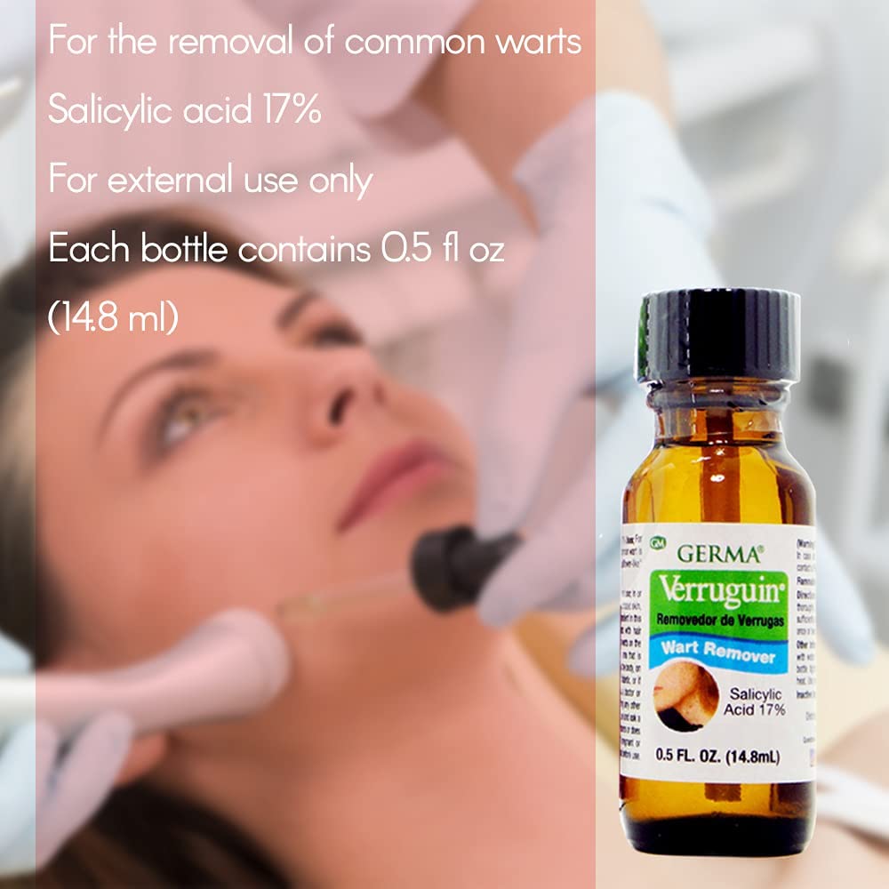 VERRUGUIN Skin Wart Remover Salicylic Acid 17% Removedor de Verrugas