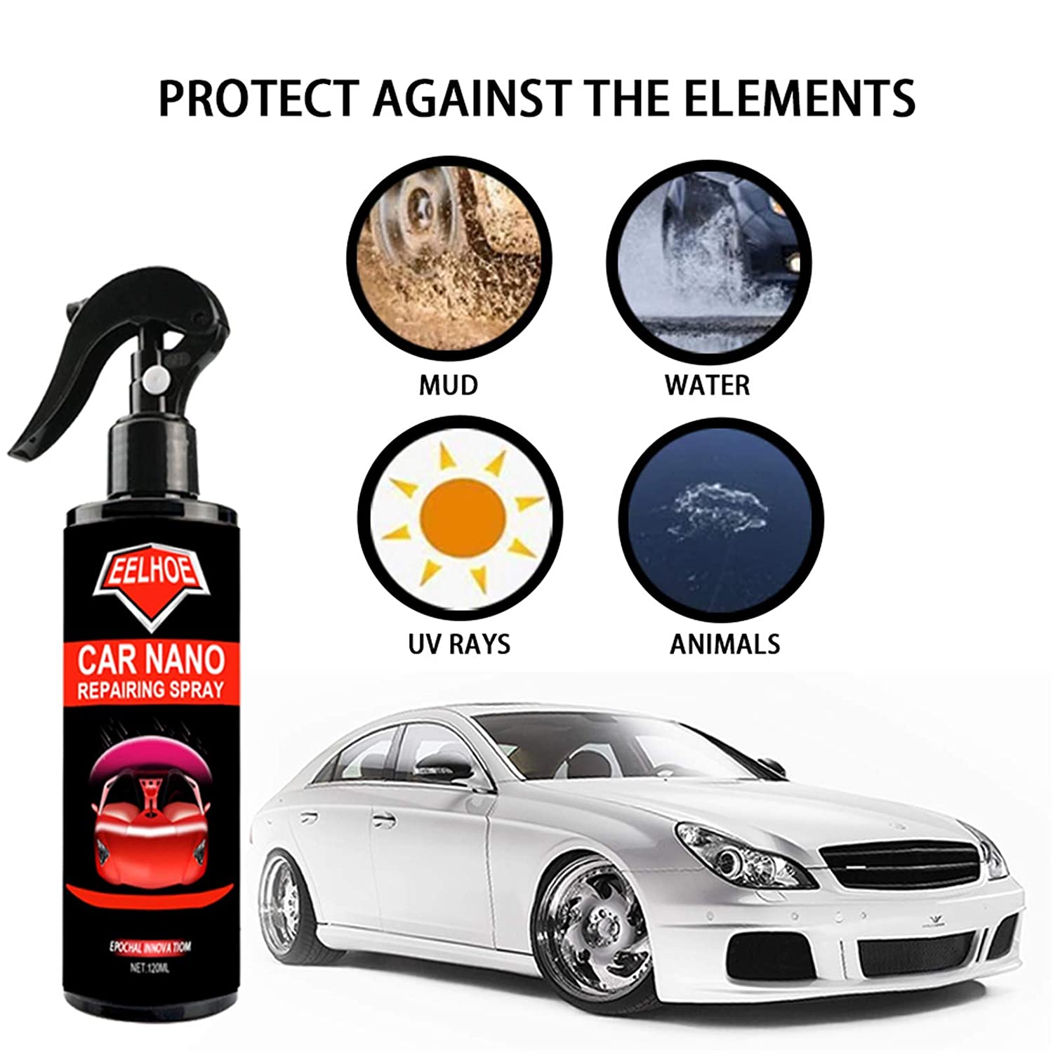 Ceramic Coating Car Auto Polish Spray Sealant Nano Prote Kit, Recharge Ceramic Coating ...