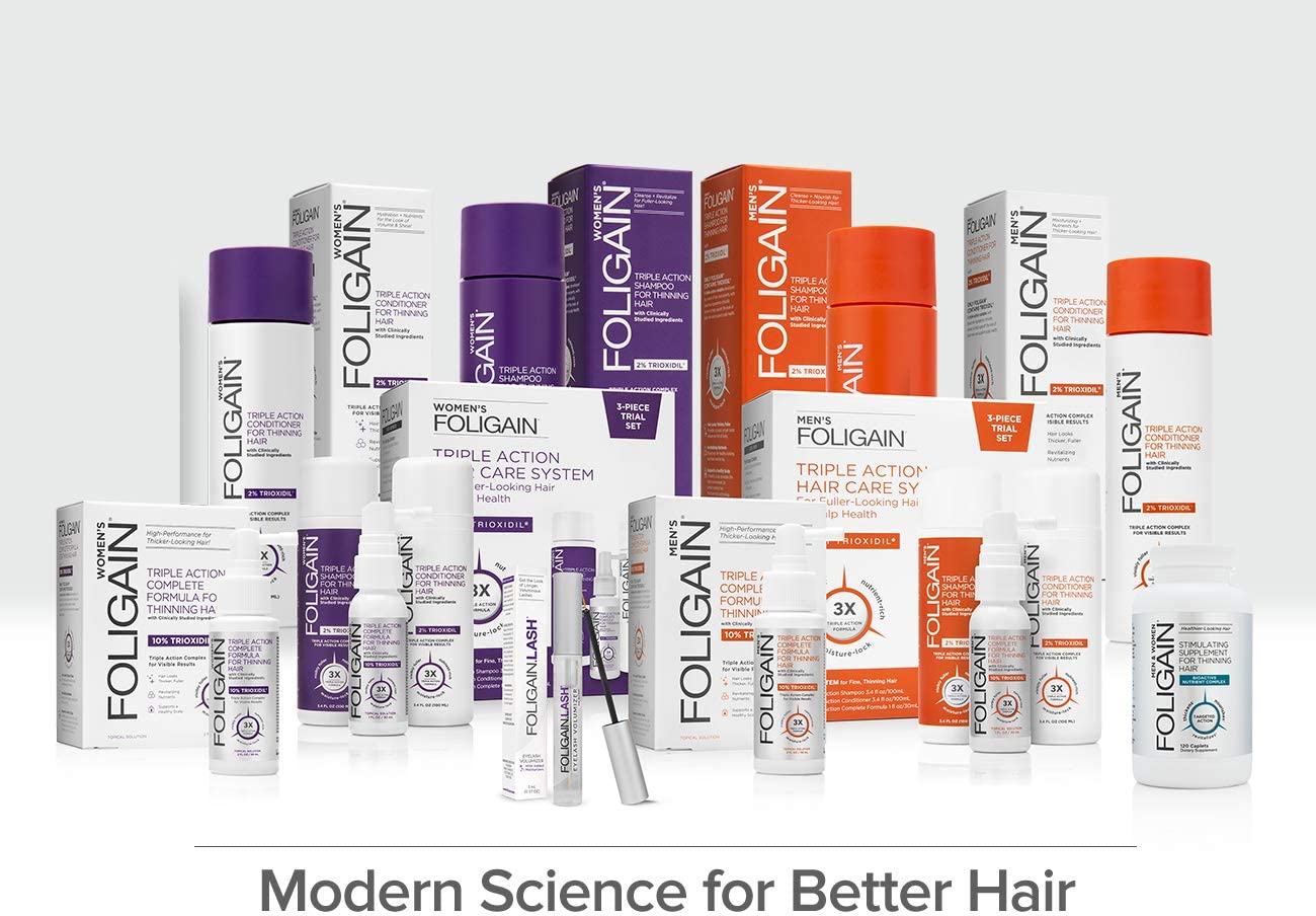Foligain Color Rescue Supplement for Graying Hair, Healthy Hair ...