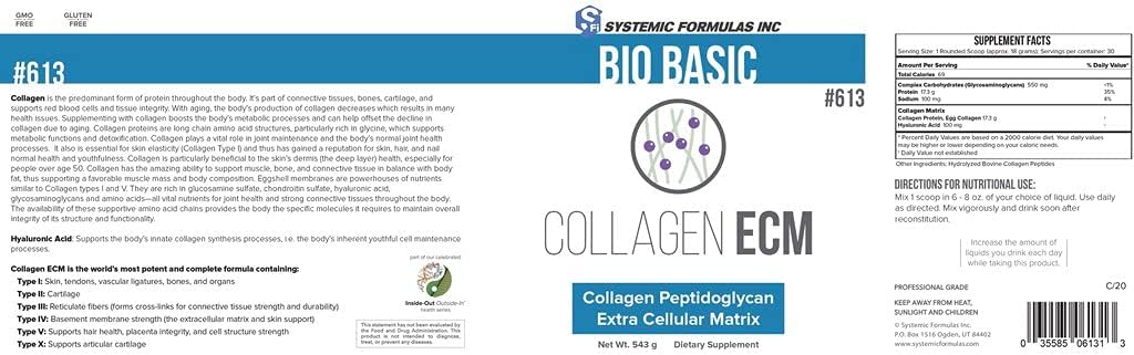 Systemic Formulas Collagen ECM #613