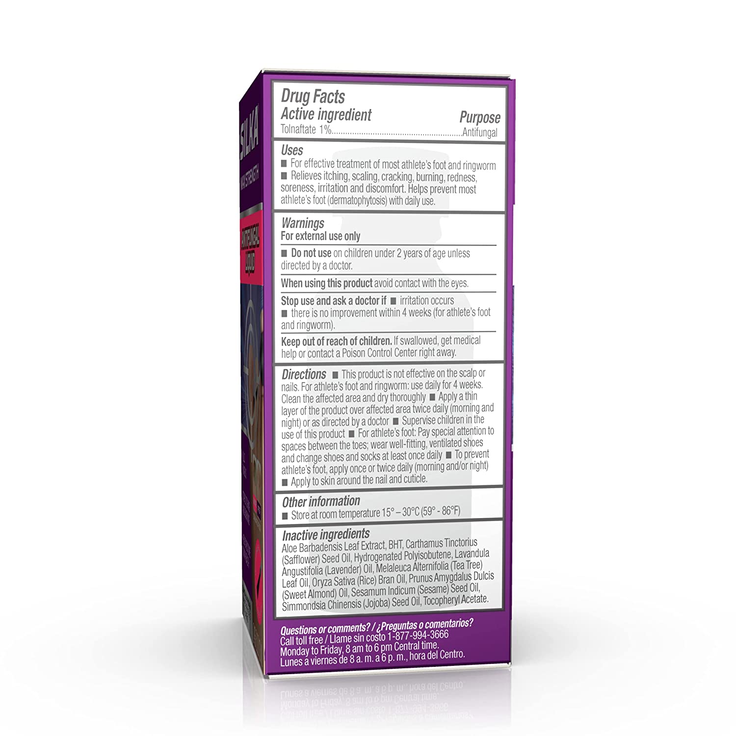 Silka Max Strength Antifungal Liquid with Brush Applicator, 0.45 Fl Oz