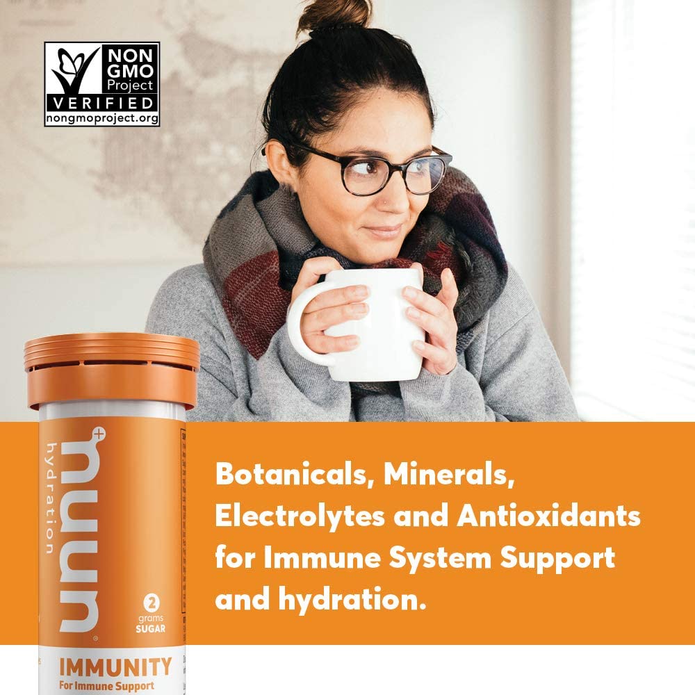 Nuun Complete Pack Sport, Vitamins, Immunity, and Rest Hydration Drink ...