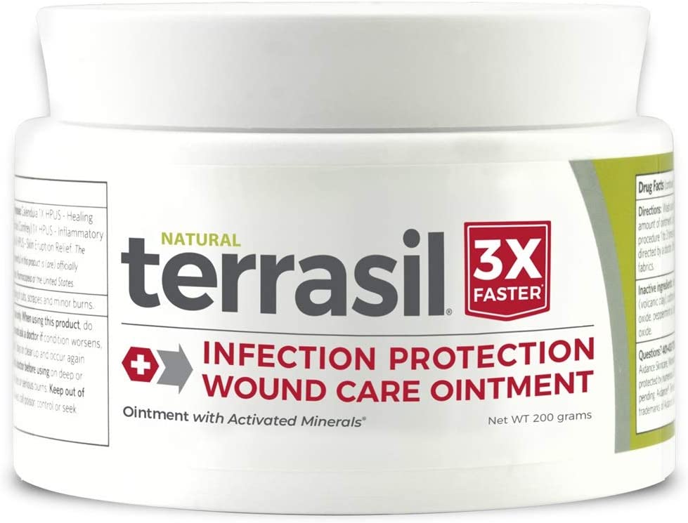 Terrasil Wound Care Ointment - 3X Faster Healing; Natural Infection ...