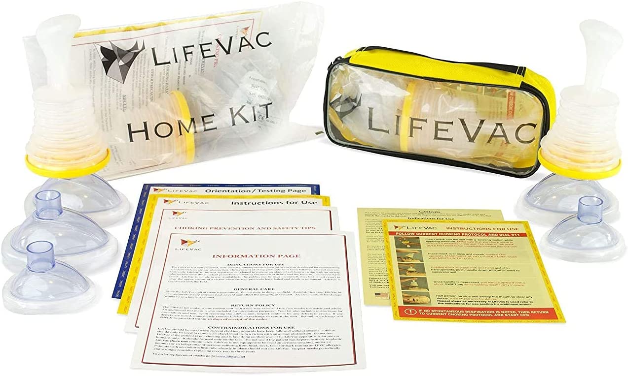 LifeVac - Choking Rescue Device Home Kit for Adult and Children First ...