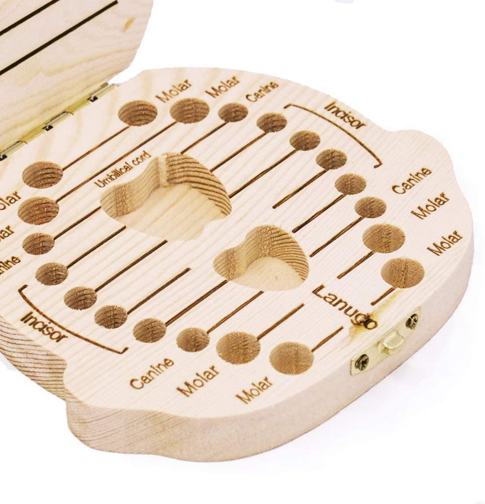 OYEFLY Baby Tooth Box,Cute Children Tooth Container Personality Baby ...