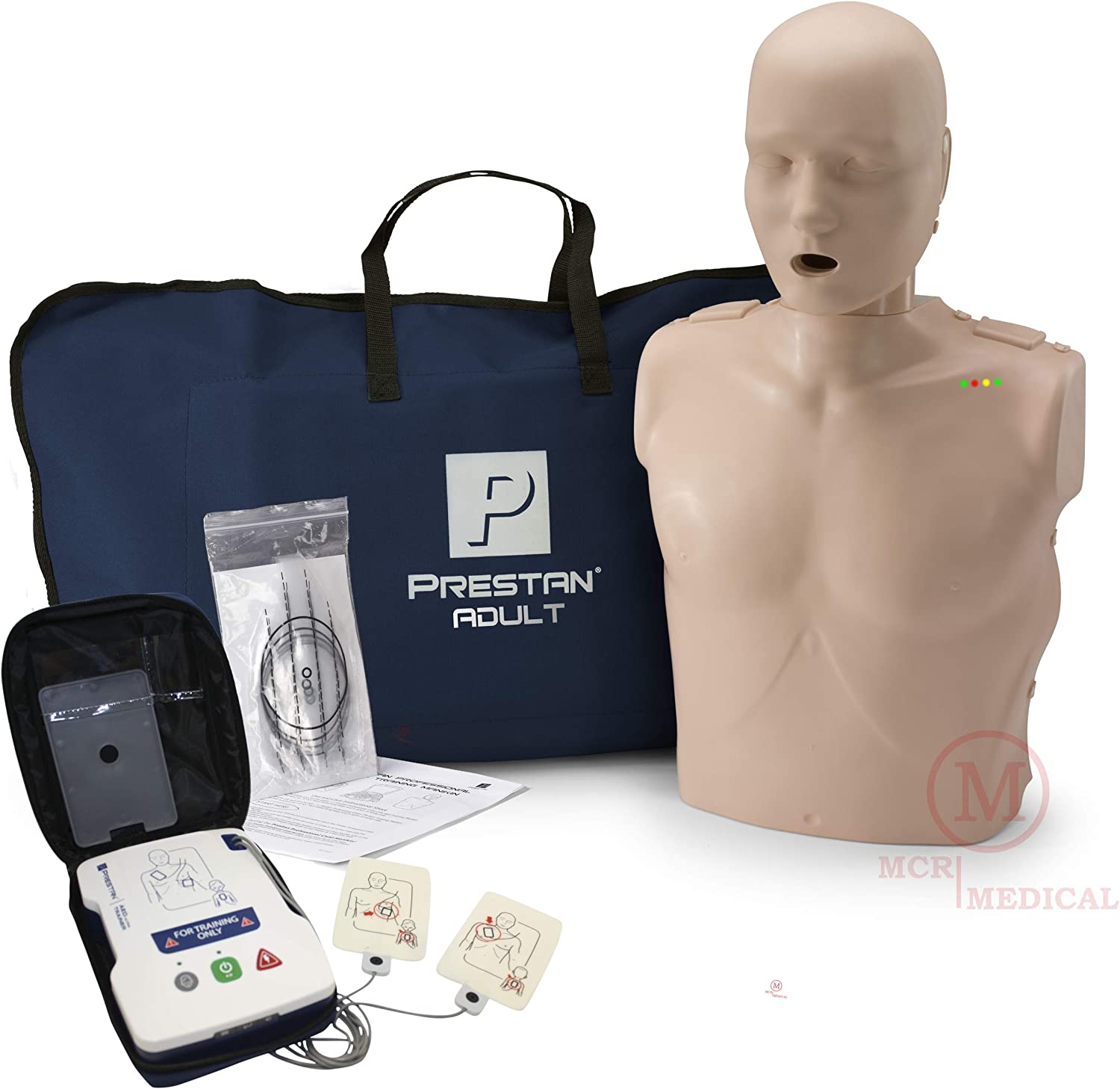 Cpr Adult Manikin With Feedback Prestan Aed Ultratrainer And Mcr Accessories