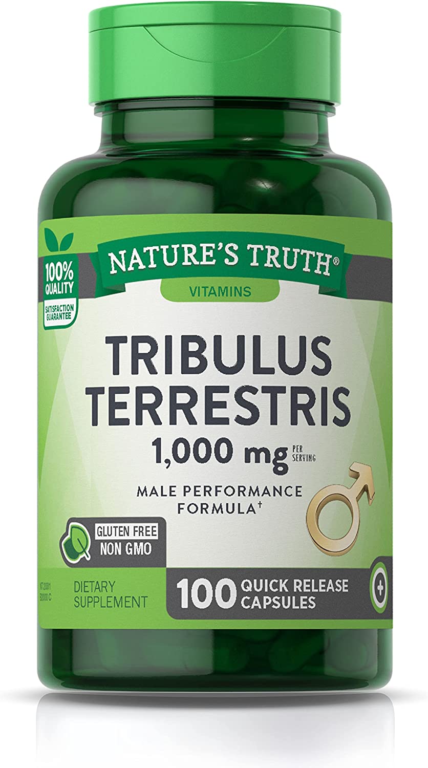 Tribulus Terrestris, 1000mg, Male Performance Formula, 100 capsules