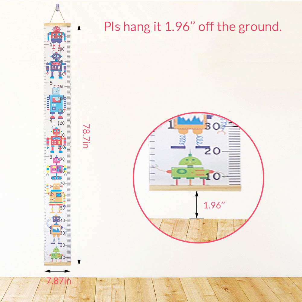 Atomcool Growth Chart for Kids Baby Hanging Height Chart for Kids ...