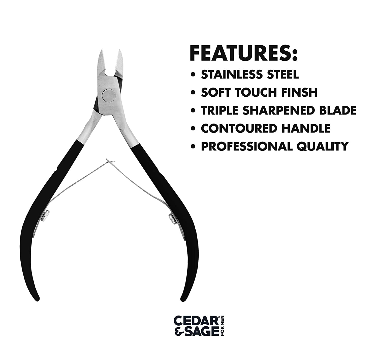 Soft Touch Cuticle Nipper for Men