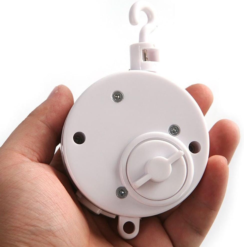 Pursuestar Baby Rotary Mobile Crib Bed Bell Toy Windup Clockwork ...