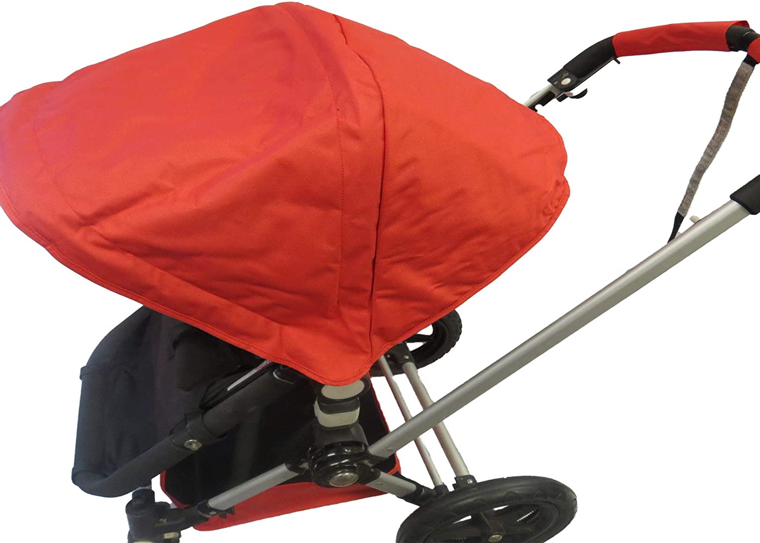 Red Sun Shade Canopy and Large Under Seat Storage Basket Plus Free ...