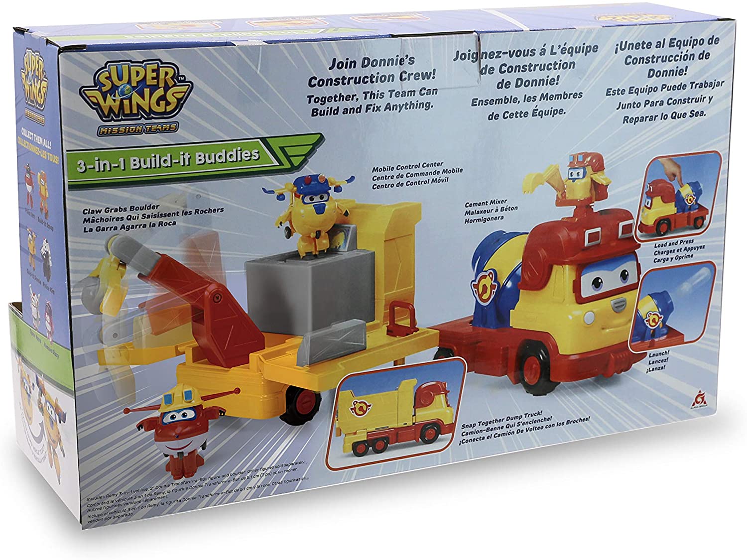 Super Wings - 3-in-1 Build It Buddies | Playset | Special Edition Build ...