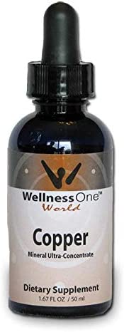 Copper - Best Liquid Ionic Mineral Supplement - (100 Days at 1mg per 10 ...