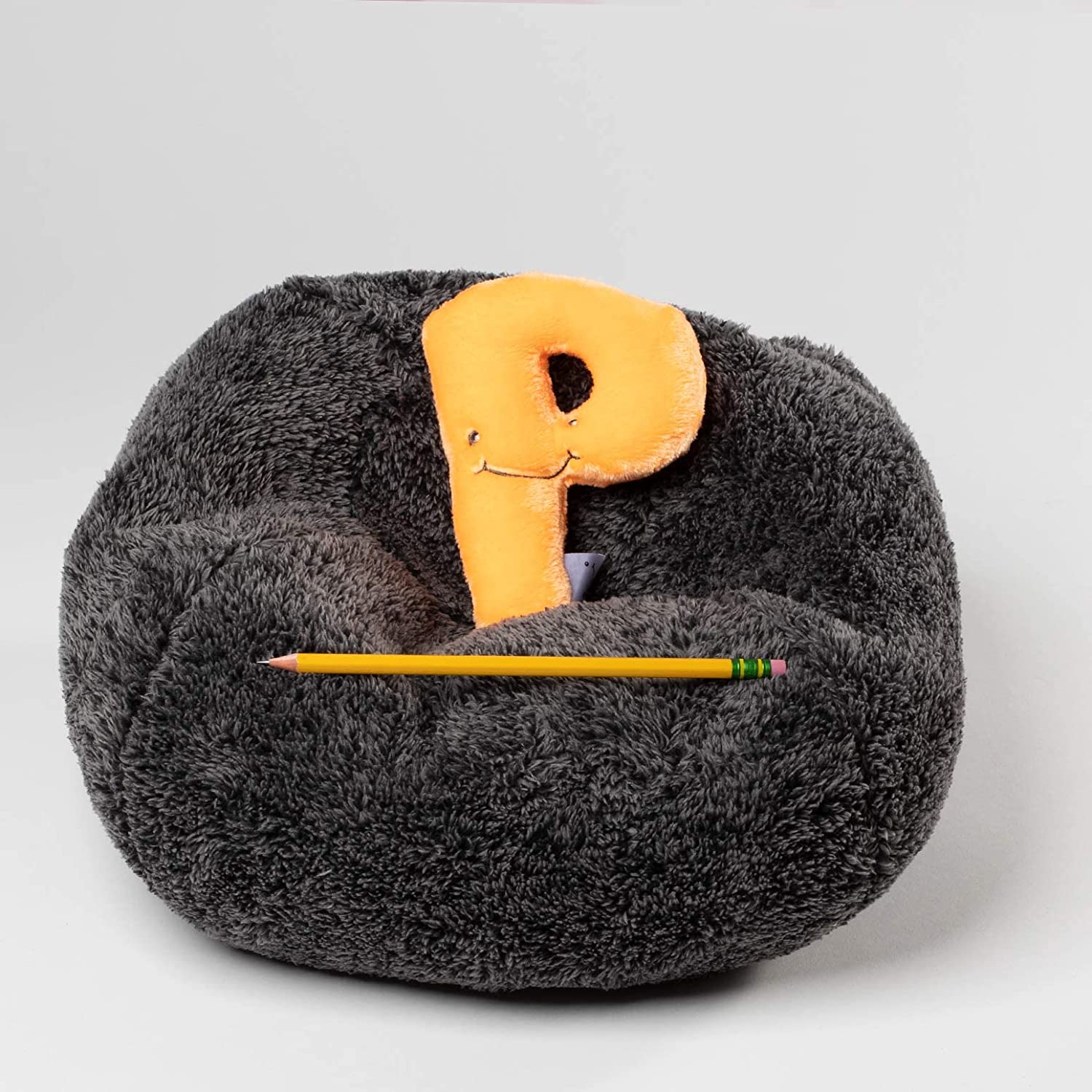 Alphapals Educational Plush Letter P - Tangerine Orange 4" Stuffed ...