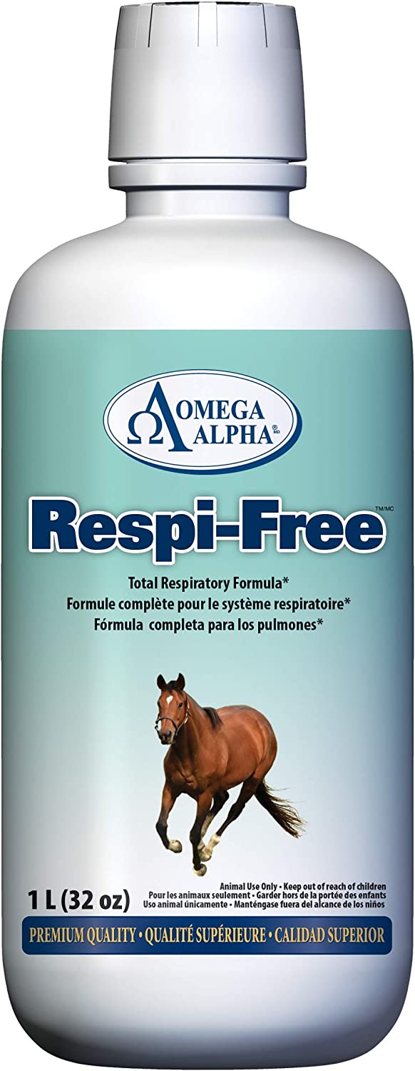 Omega Alpha Equine Respi-Free 32oz.