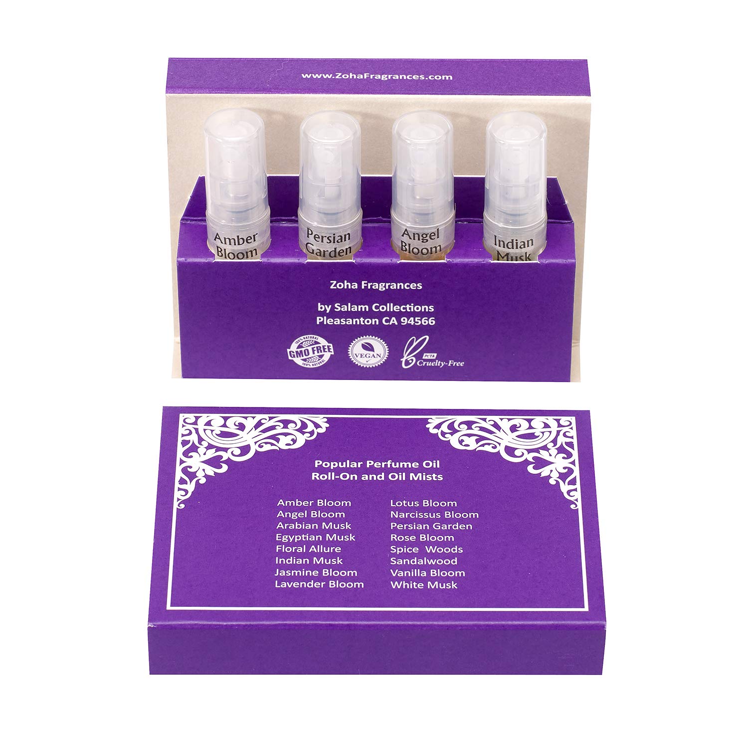 Perfume Sampler Set - Discovery and Blending Parfum oils for Women and ...