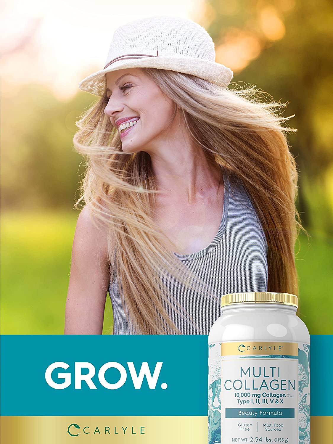 Multi Collagen Powder 40 oz | 10000 mg | Type I, II, III, V & X ...