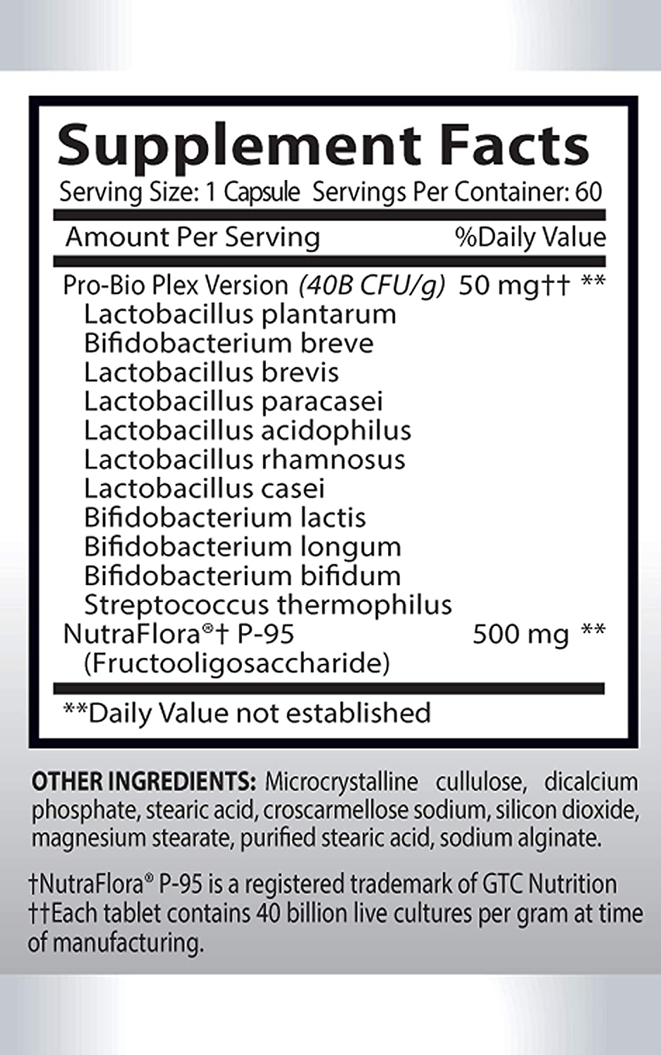 Digestive enzymes Bulk Supplements - PROBIOTIC Complex 500 MG - Improve ...