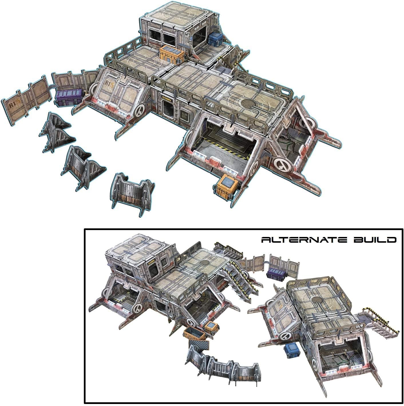 Battle Systems - BSTSFE005 - Outlands Delta Garrison - 28mm Space Terrain Sci Fi Board Game ...
