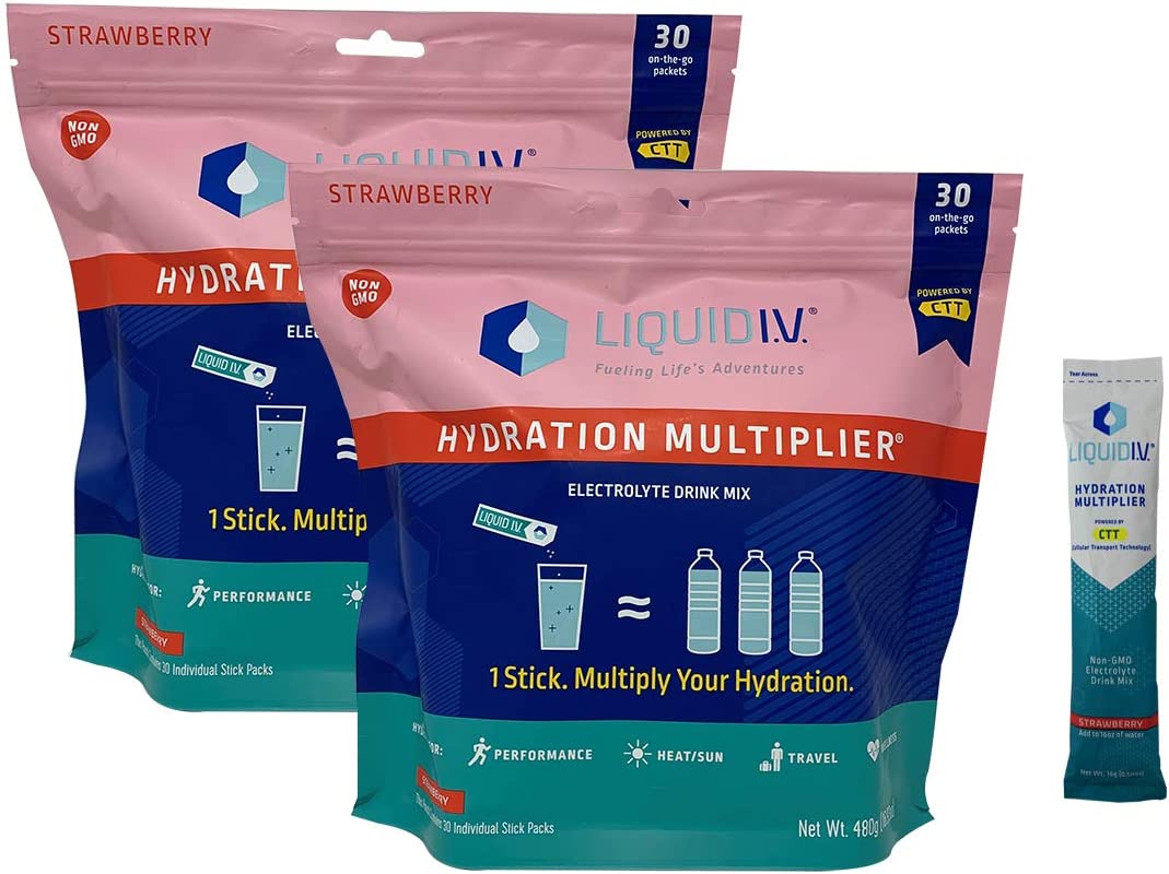 Liquid I.V. Hydration Multiplier, Electrolyte Powder, Easy Open Packets ...