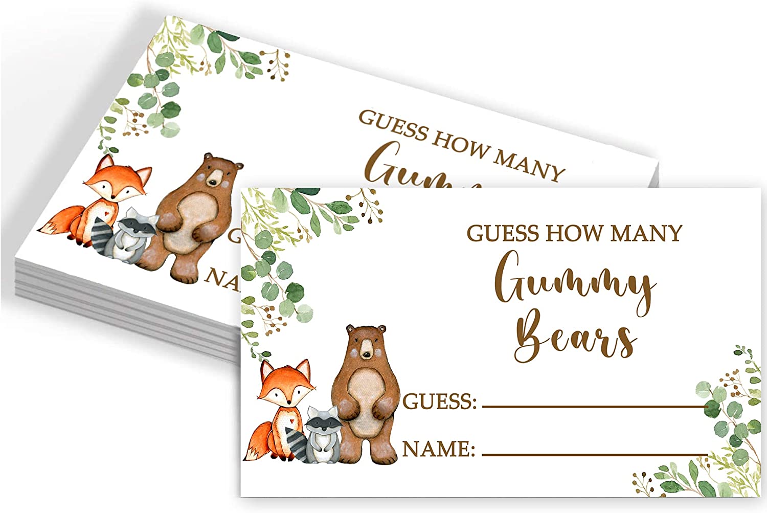 Gummy Bear Candy Guessing Game, Guess How Many Gummy Bear Guessing Game ...