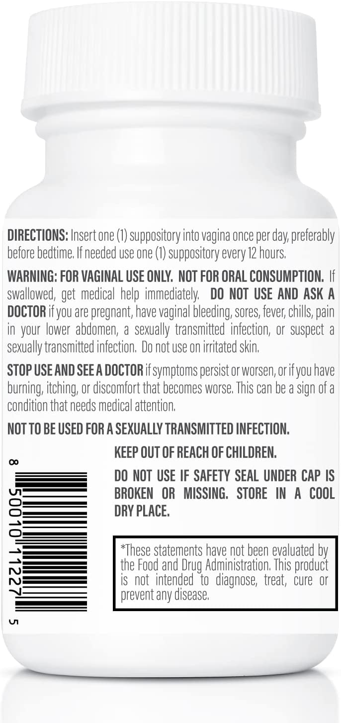 NewLife Naturals - Medical Grade Boric Acid Vaginal Suppositories ...