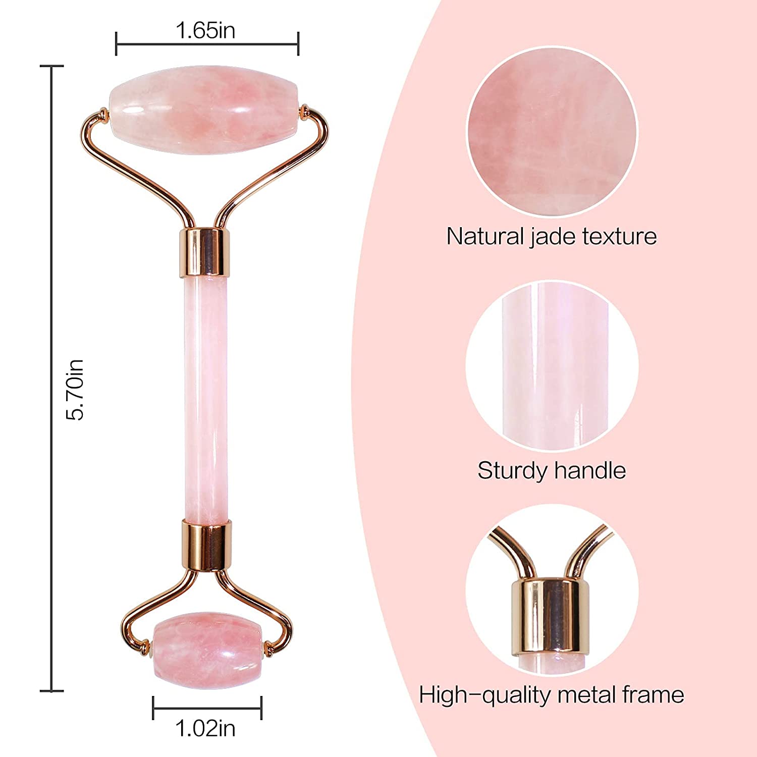 Gua Sha Facial Tool & Jade Roller Set from Huefull designed to reduce ...